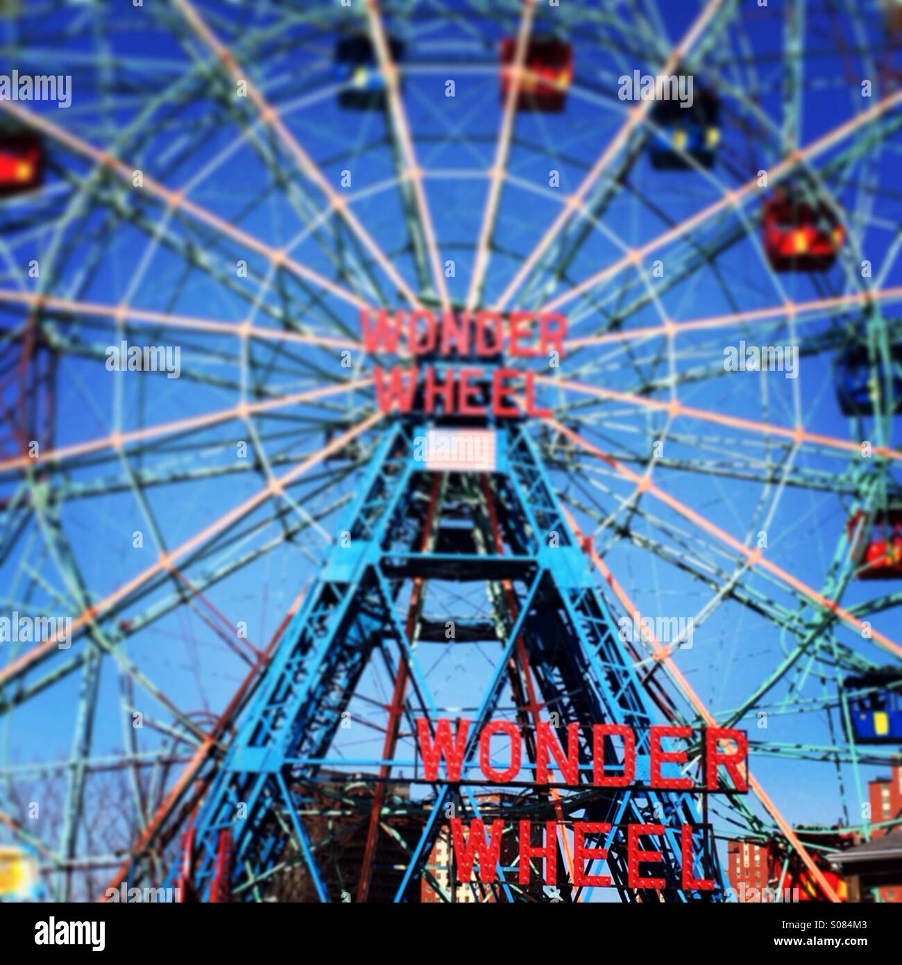 Wonder wheel and coney island hi-res stock photography and images - Alamy