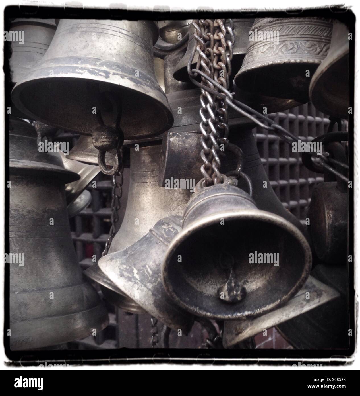 Stack of bells Stock Photo - Alamy