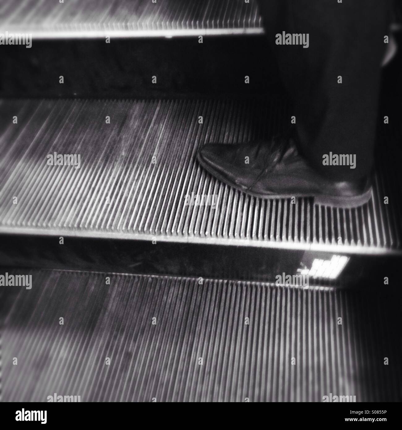 Step of escalator hi-res stock photography and images - Alamy