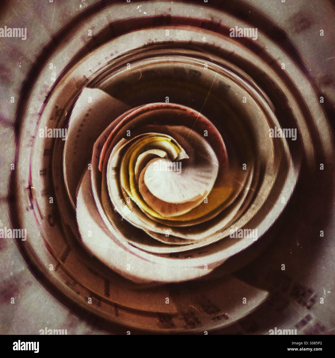 Spiral of debt Stock Photo - Alamy