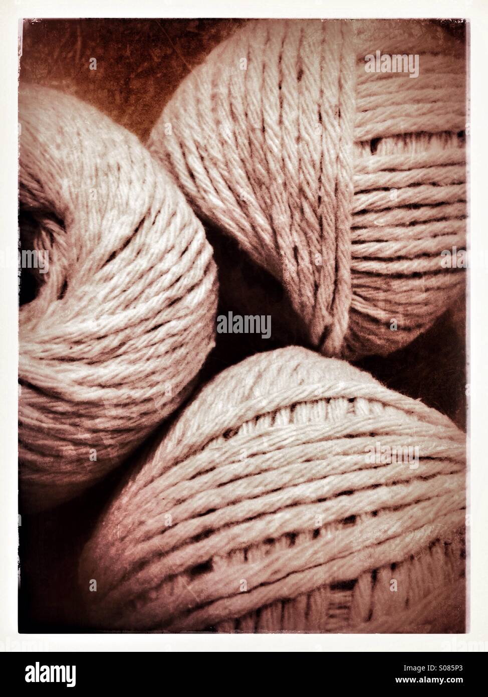 Balls of string Stock Photo - Alamy