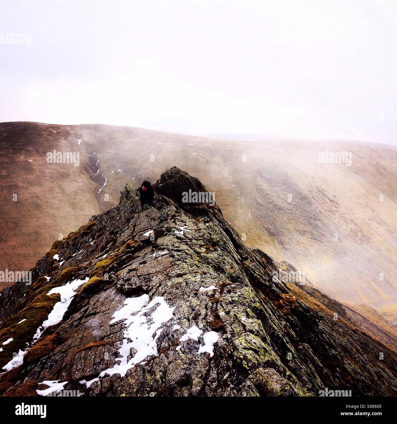 Sharp Edge, Blencathra, Lake District, Cumbria Stock Photo - Alamy