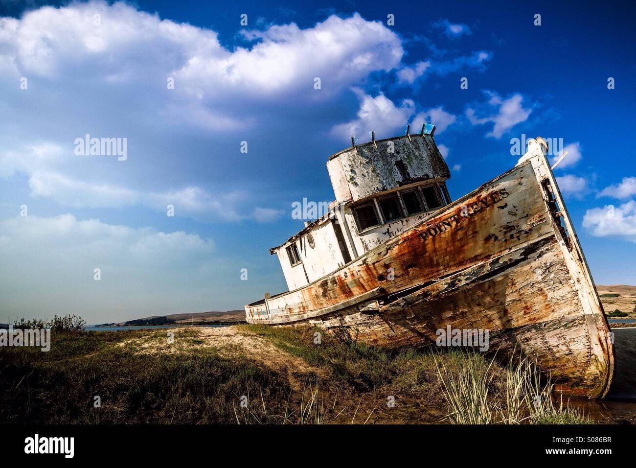 Wreck of trawler hi-res stock photography and images - Alamy