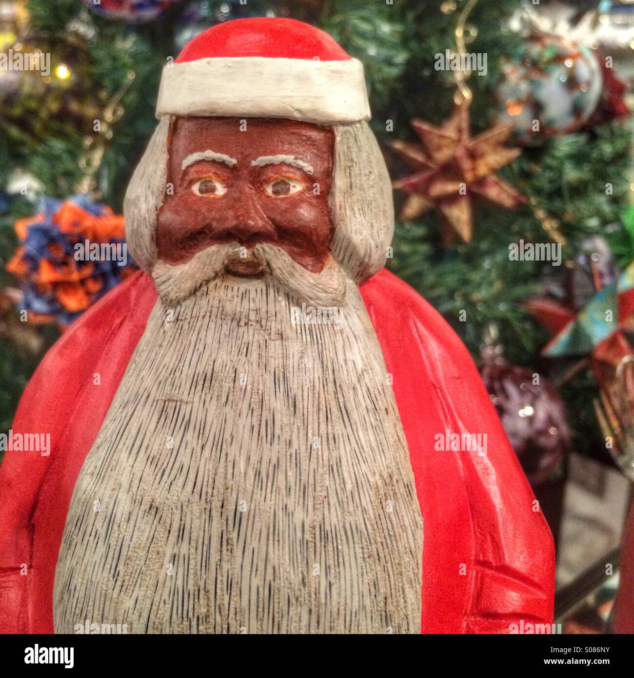 African american santa hi-res stock photography and images - Alamy