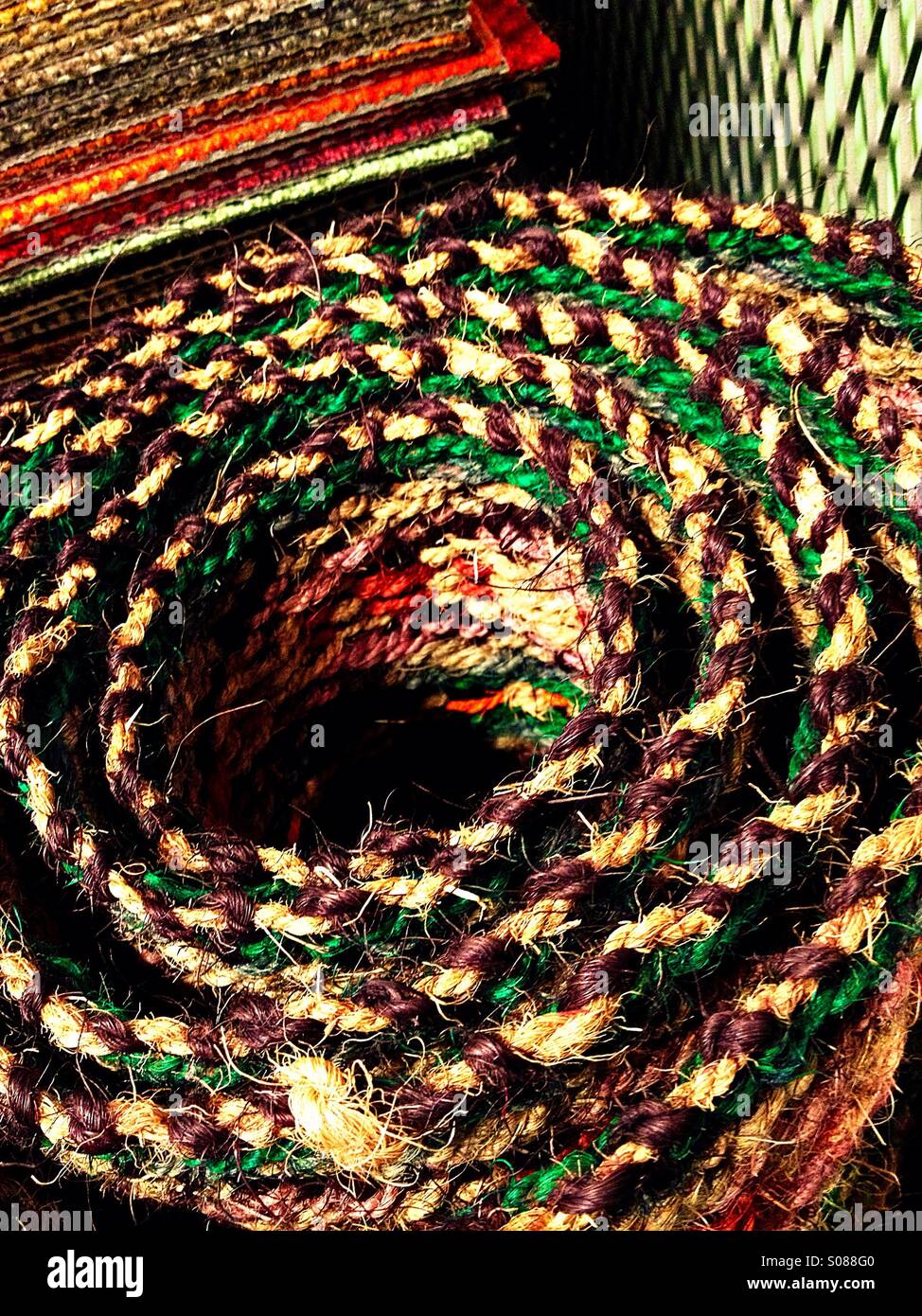 Rolled up rug hi-res stock photography and images - Alamy