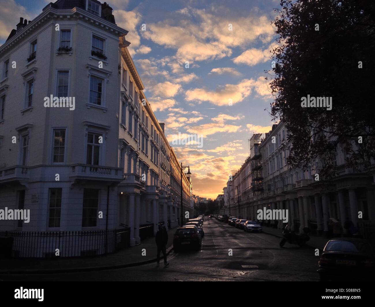 Beautiful london sunset hi-res stock photography and images - Alamy