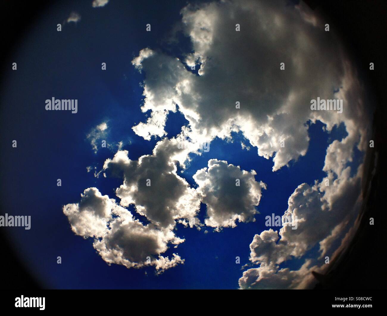 Globe fisheye hi-res stock photography and images - Alamy