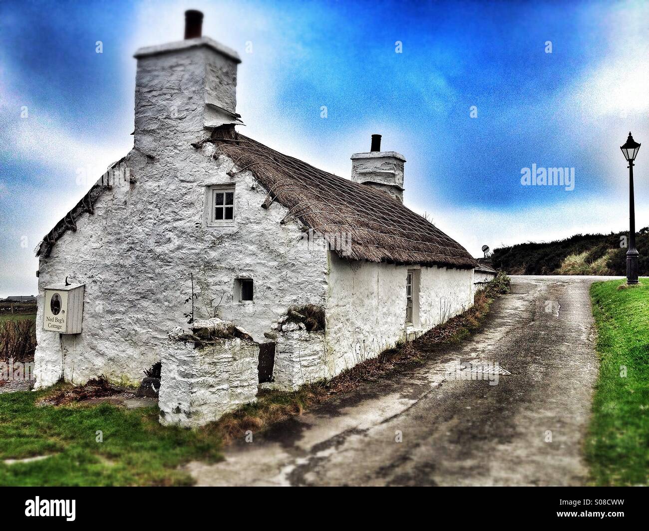 Isle man old cottage hi-res stock photography and images - Alamy