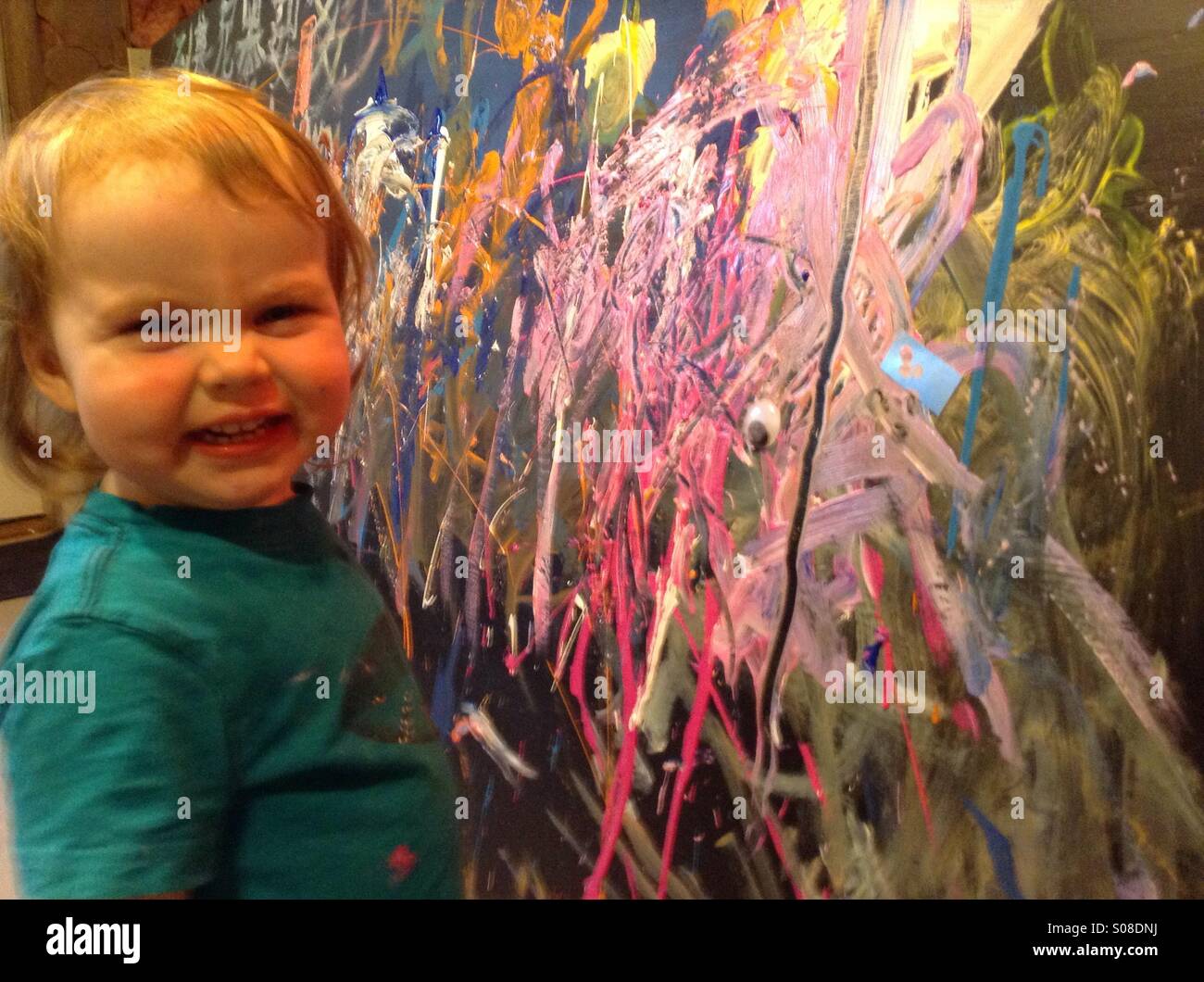 Child abstract painting hi-res stock photography and images - Alamy