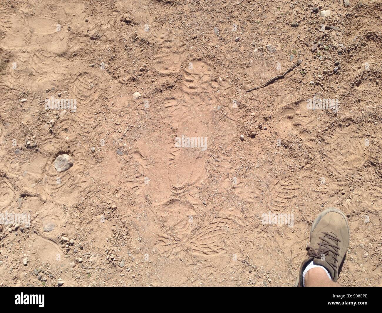 Random footprints hi-res stock photography and images - Alamy