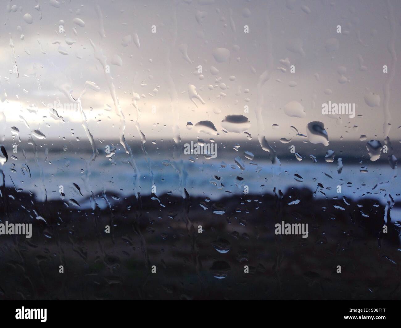 Rain drops on the window Stock Photo - Alamy