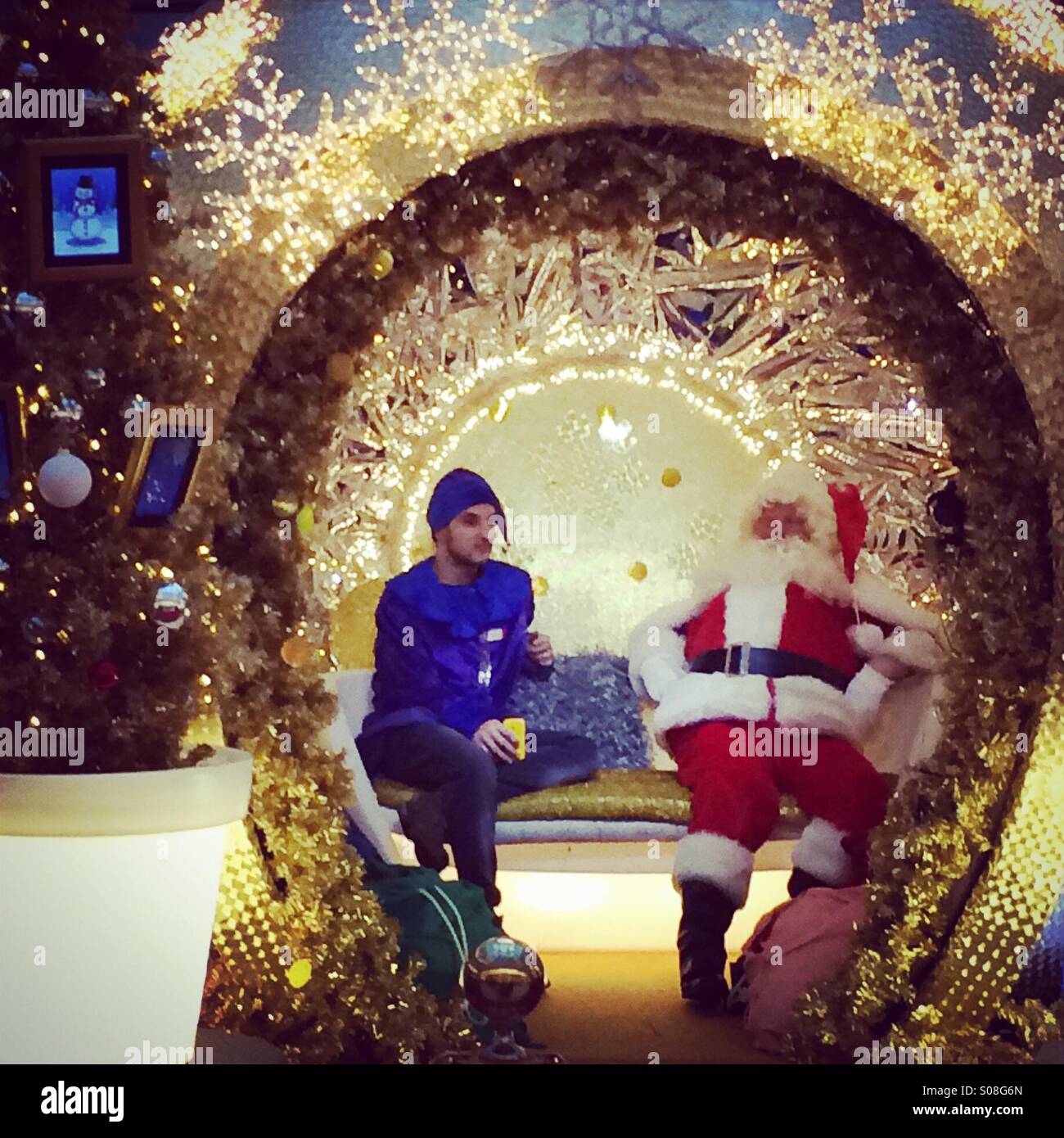 Santa grotto london hi-res stock photography and images - Alamy