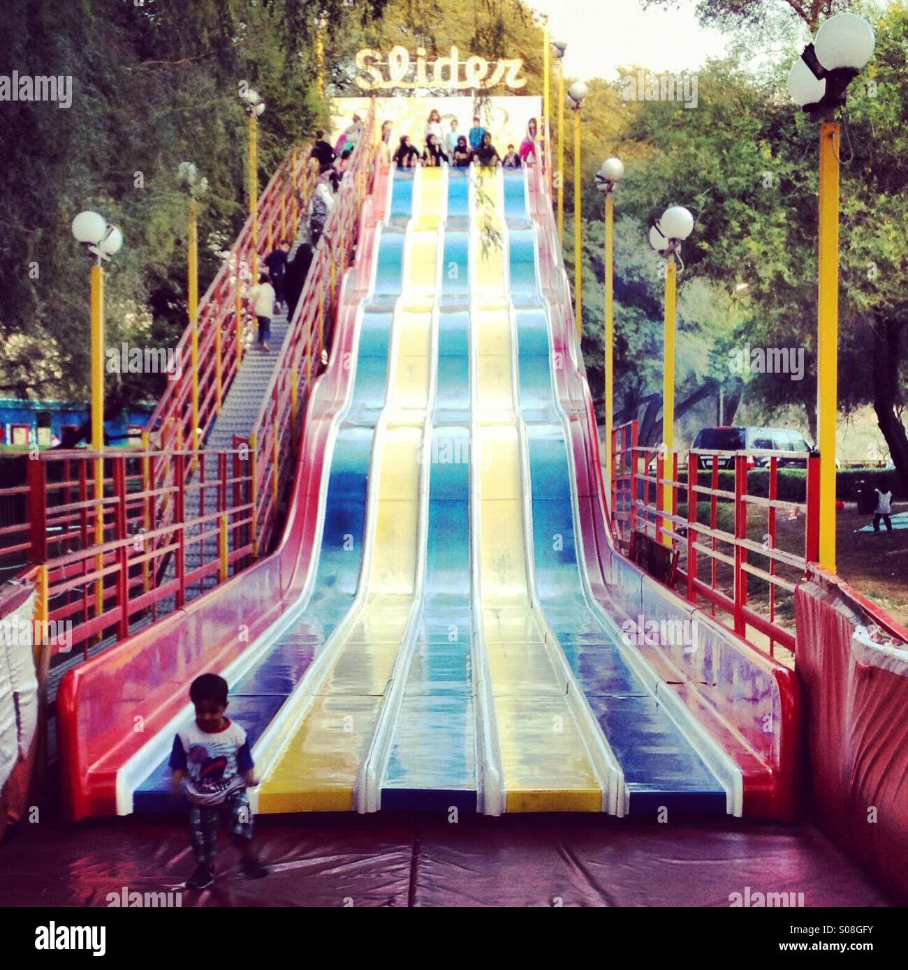 Fairground Slide High Resolution Stock Photography and Images - Alamy
