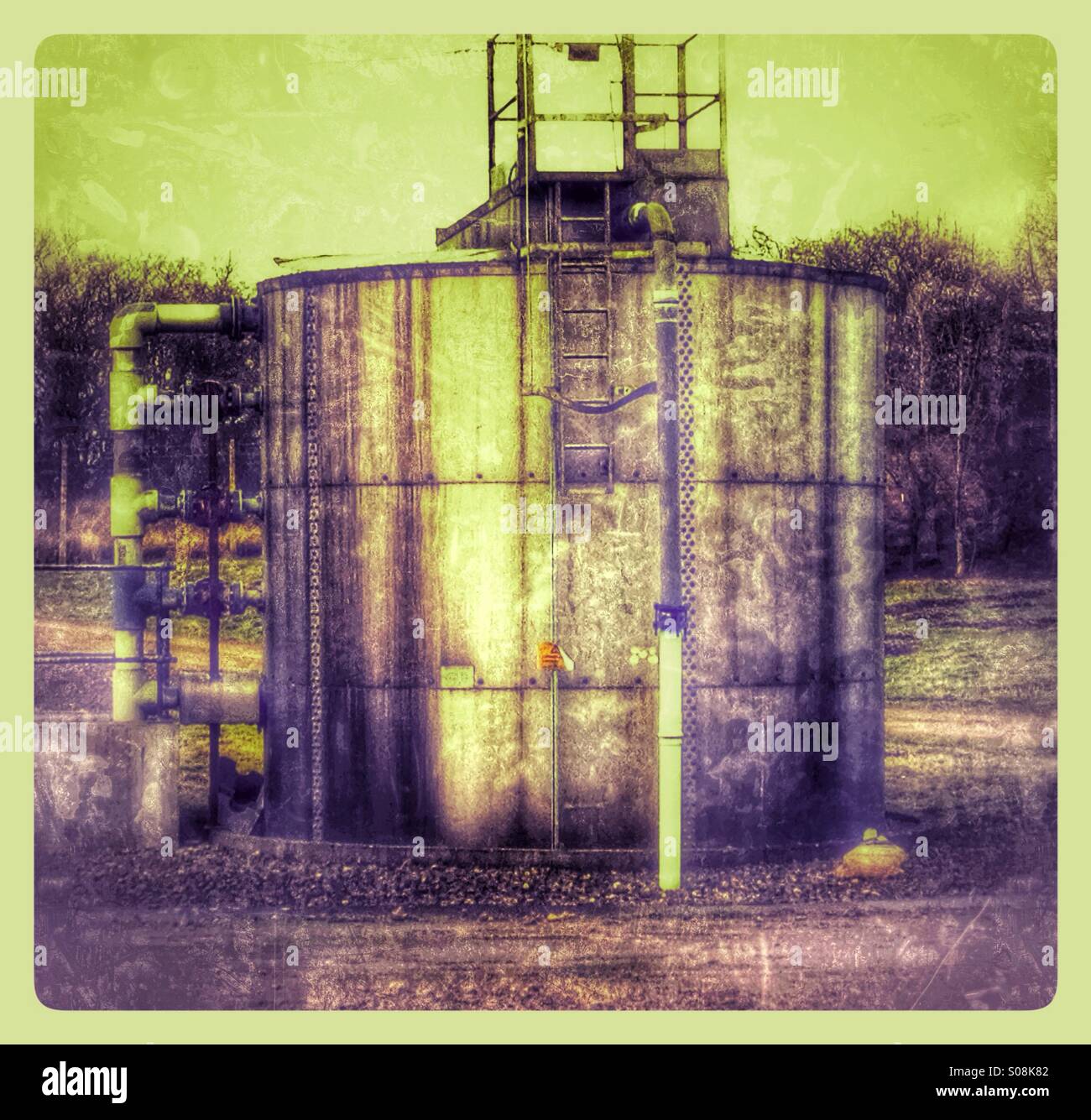 1970s sewage treatment plant hi-res stock photography and images - Alamy