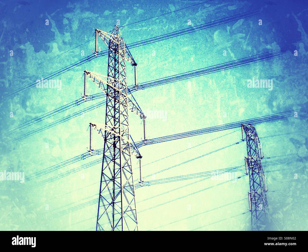 Lines tower smartphone stock photos and images - Alamy
