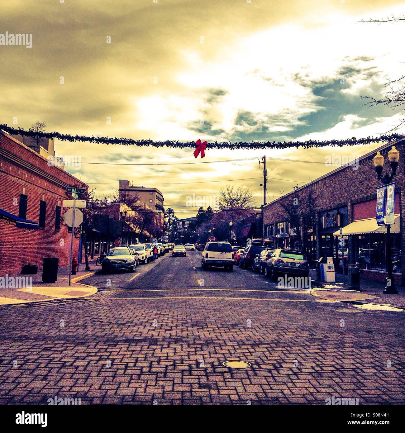 Downtown Bend Oregon Stock Photo - Alamy