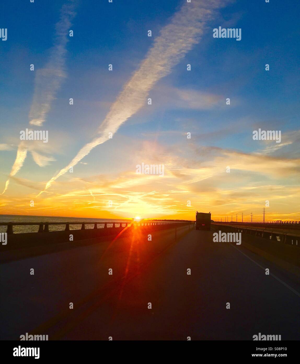 The drive home Stock Photo - Alamy