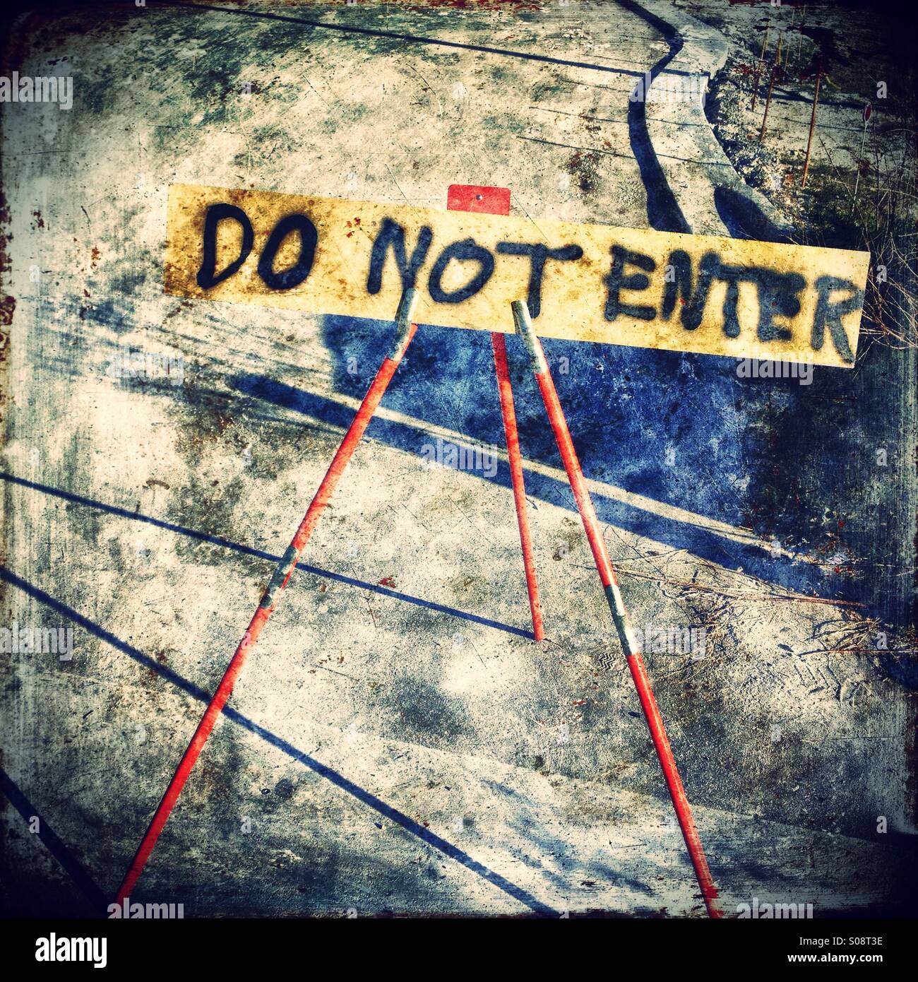Do not enter sign Stock Photo - Alamy