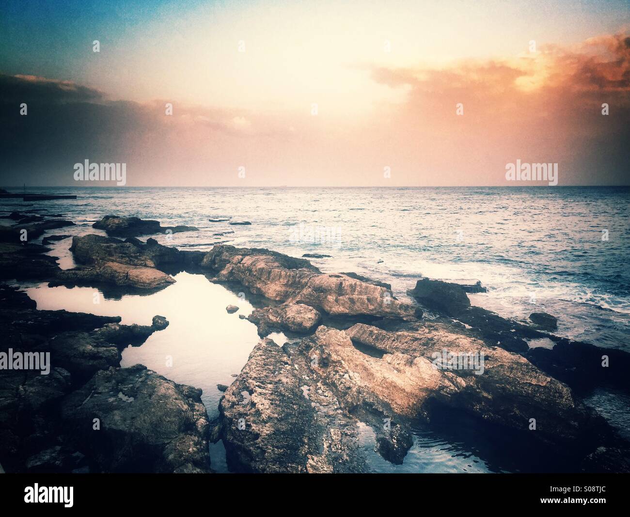 Mediterranean Sea Beirut Lebanon Stock Photo - Alamy