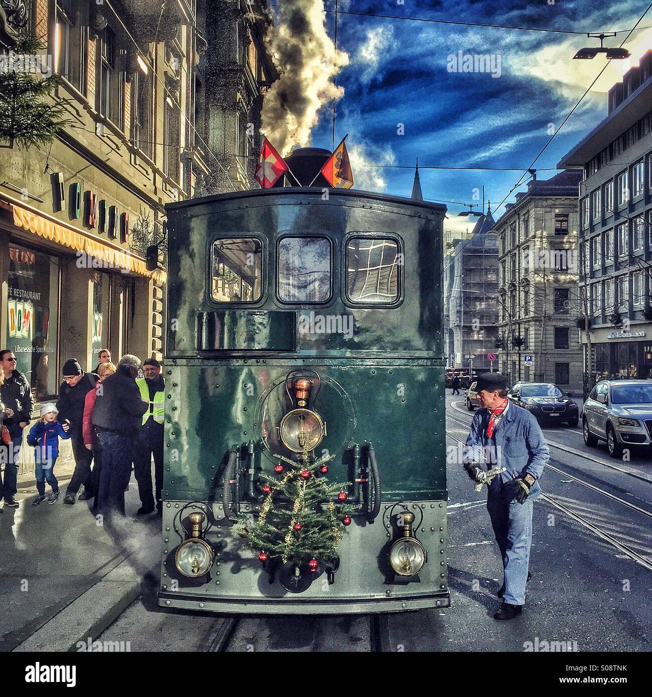 Steam Tram Stock Photos & Steam Tram Stock Images - Alamy