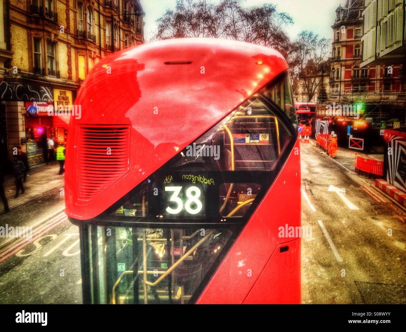 London Transport bus on Victoria London Stock Photo - Alamy