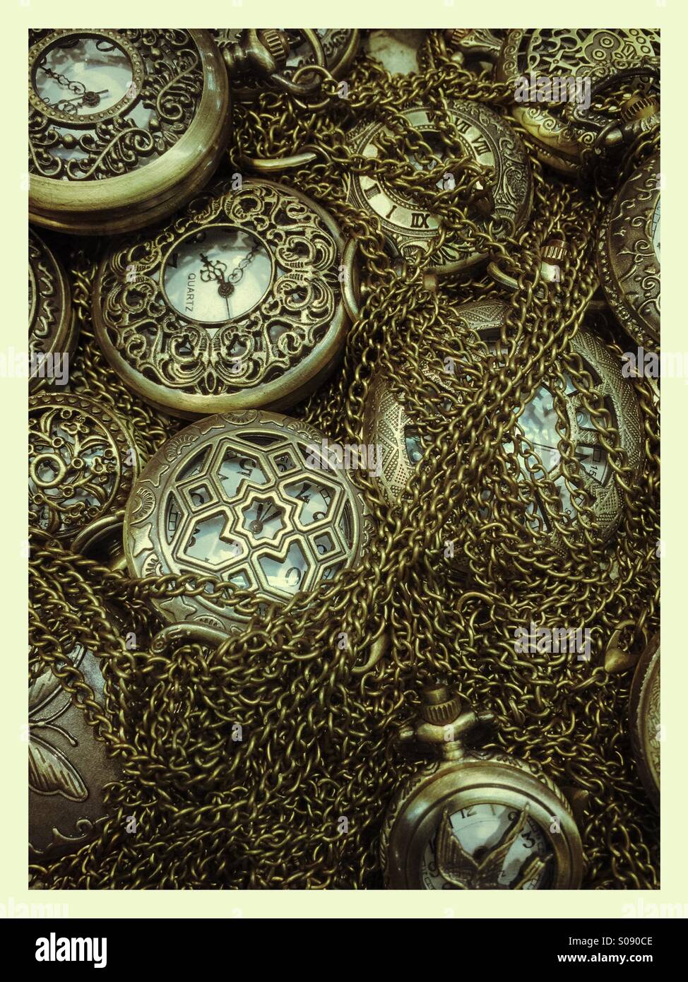 Pocket watches and chains hi-res stock photography and images - Alamy