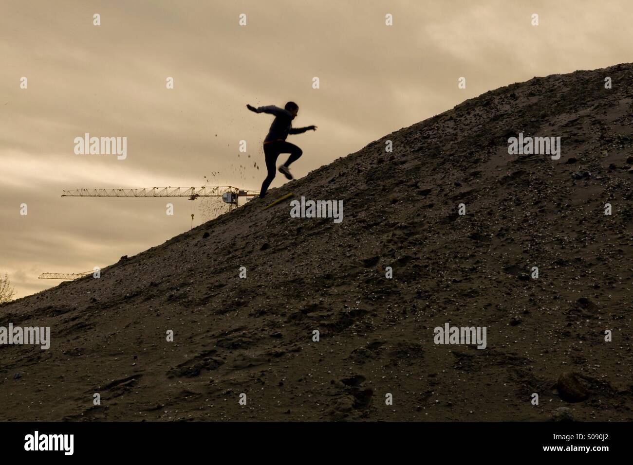 Gravel climb hi-res stock photography and images - Alamy