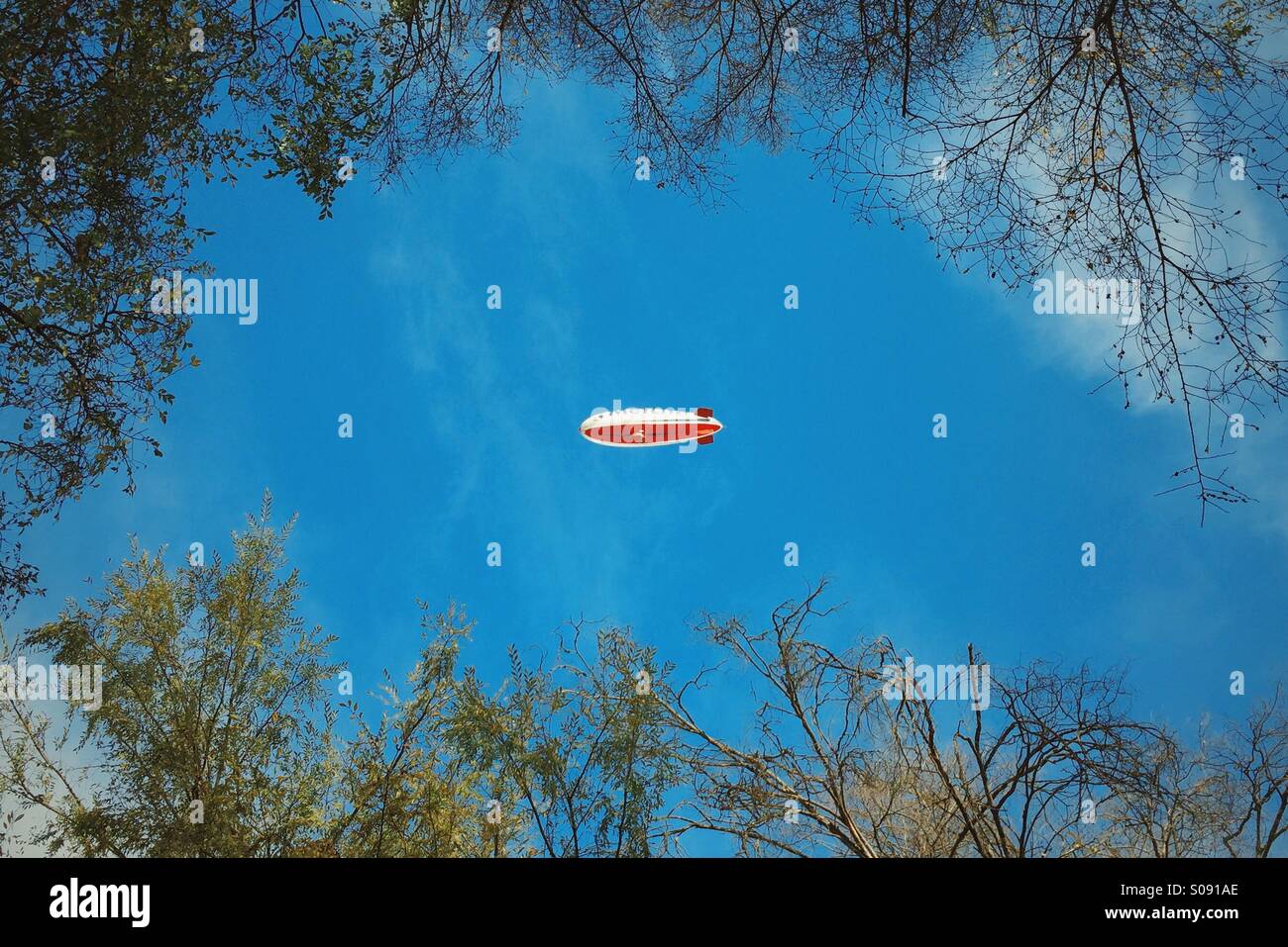 Blimp aircraft hi-res stock photography and images - Alamy