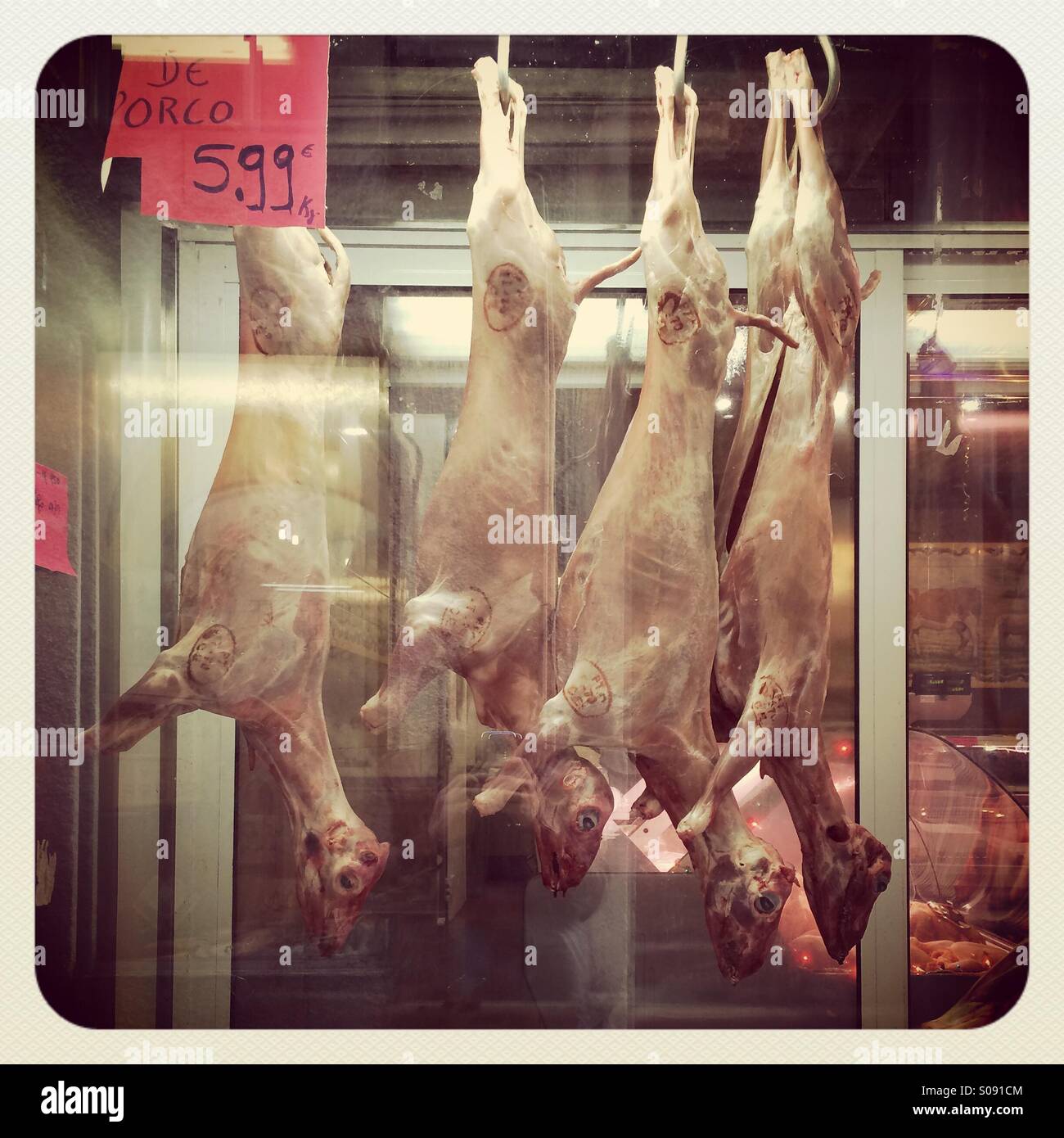 Butcher shop window hi-res stock photography and images - Alamy
