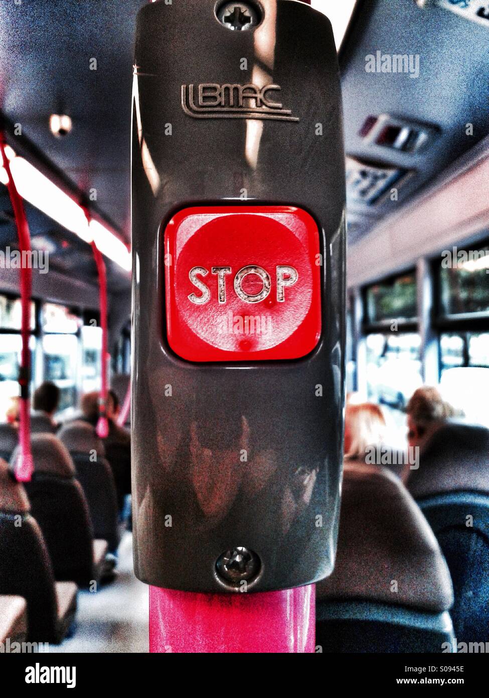 Stop button bus hi-res stock photography and images - Alamy