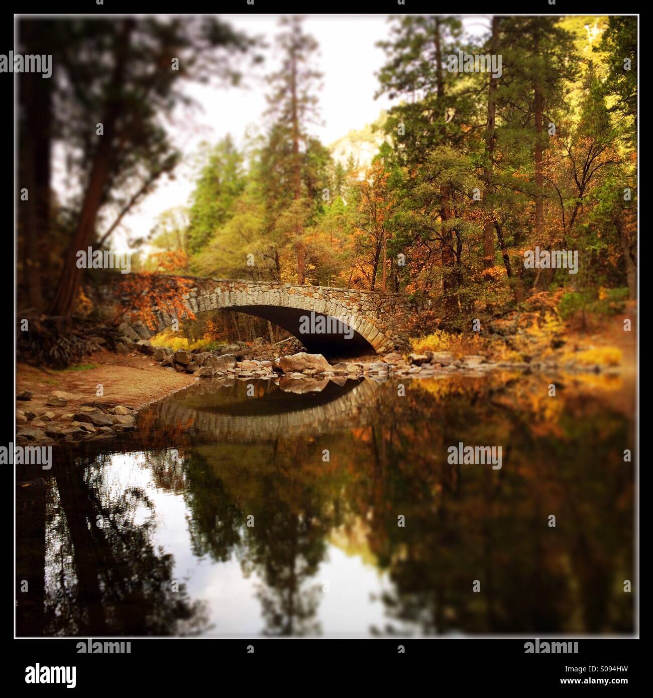 Bridge over merced river hi-res stock photography and images - Alamy