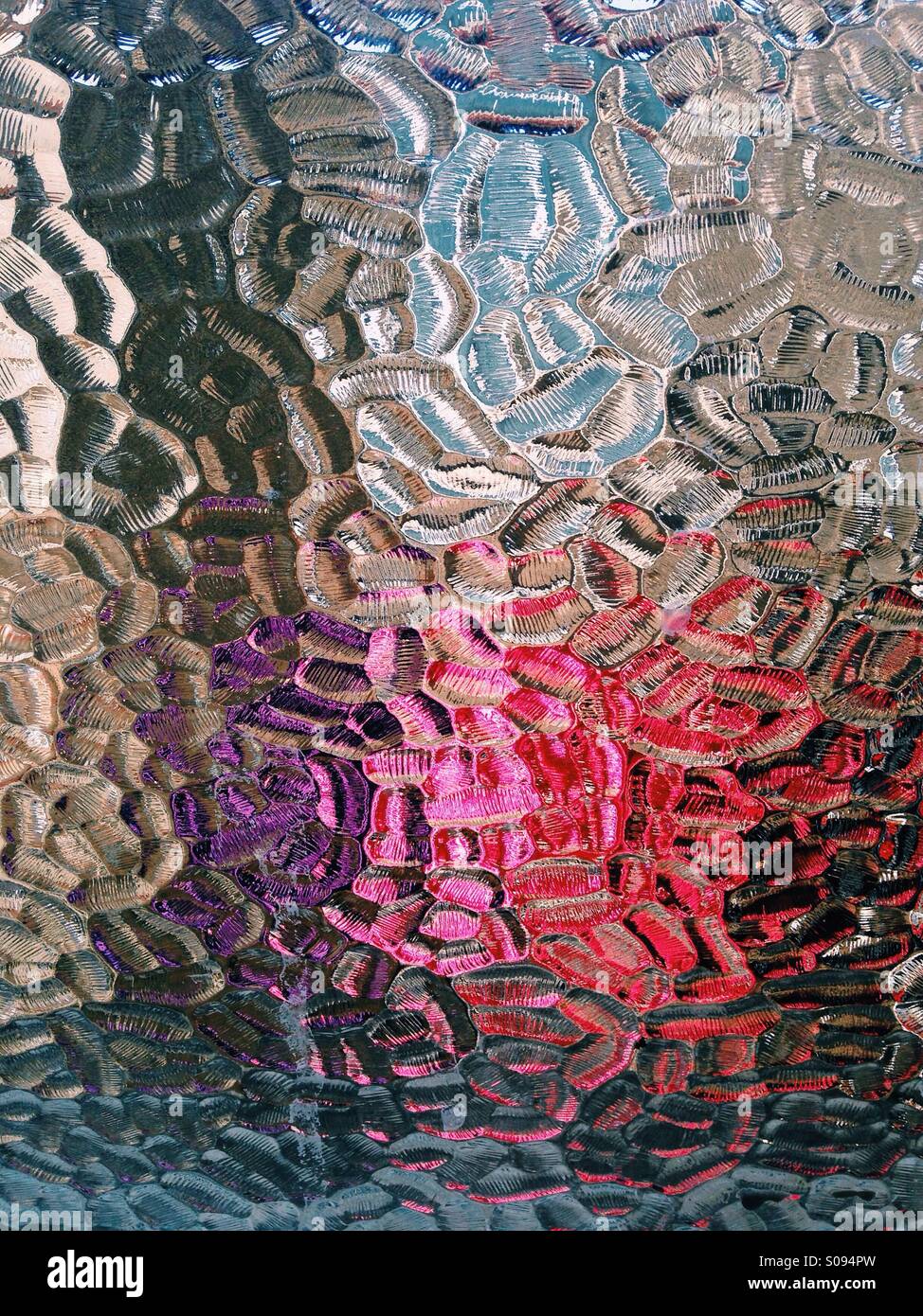 Colours through a window Stock Photo - Alamy