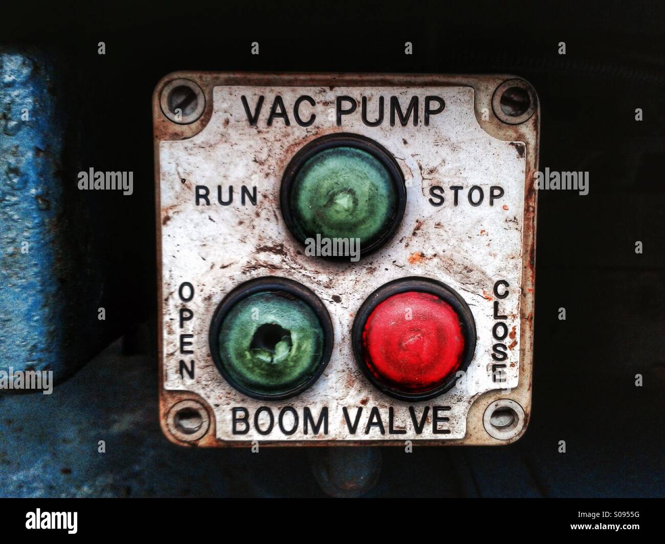 Control Panel for a pump Stock Photo - Alamy