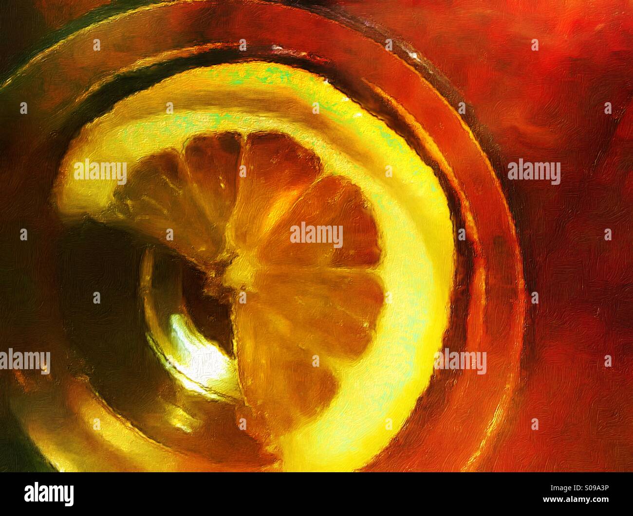 Lemon painted hi-res stock photography and images - Alamy