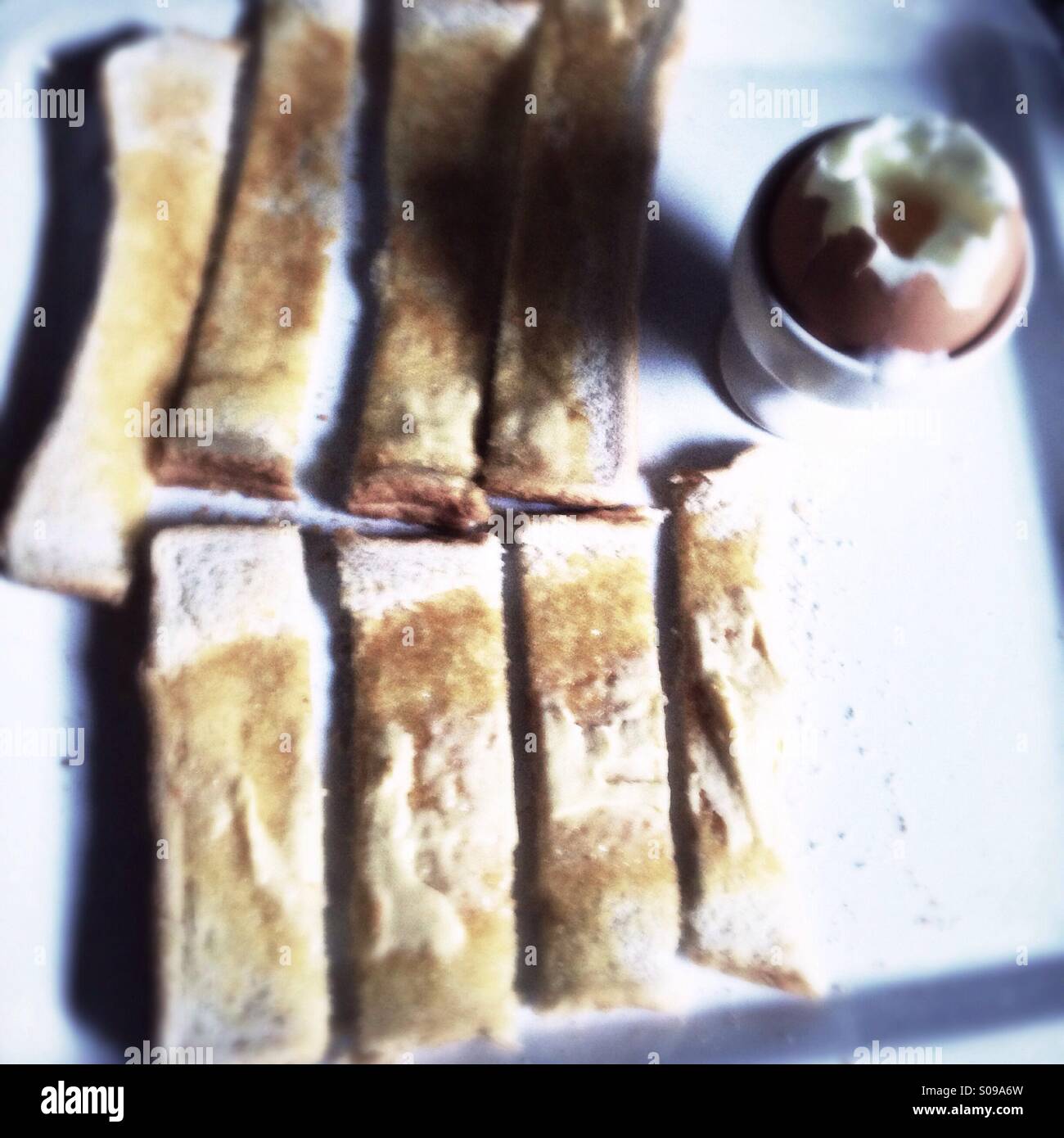 Toast egg soldiers hi-res stock photography and images - Alamy