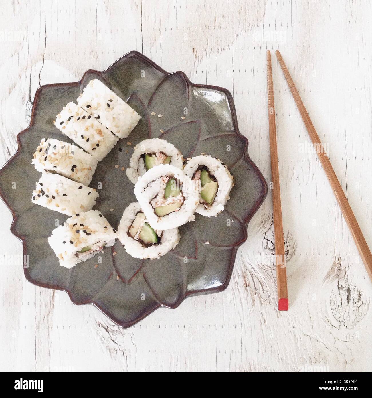 Sushi for one Stock Photo - Alamy