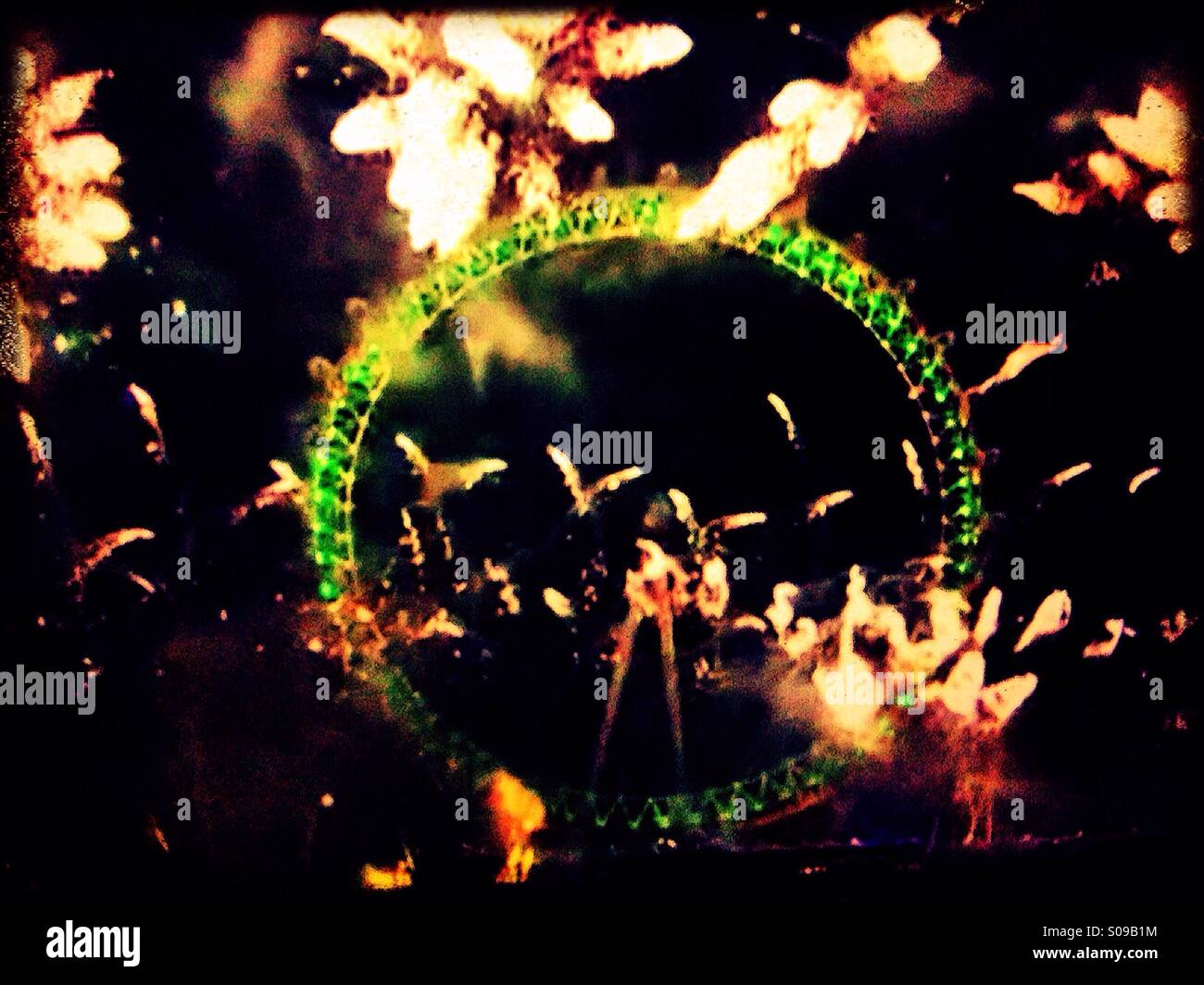 London Eye fireworks, City of Westminster, UK Stock Photo - Alamy