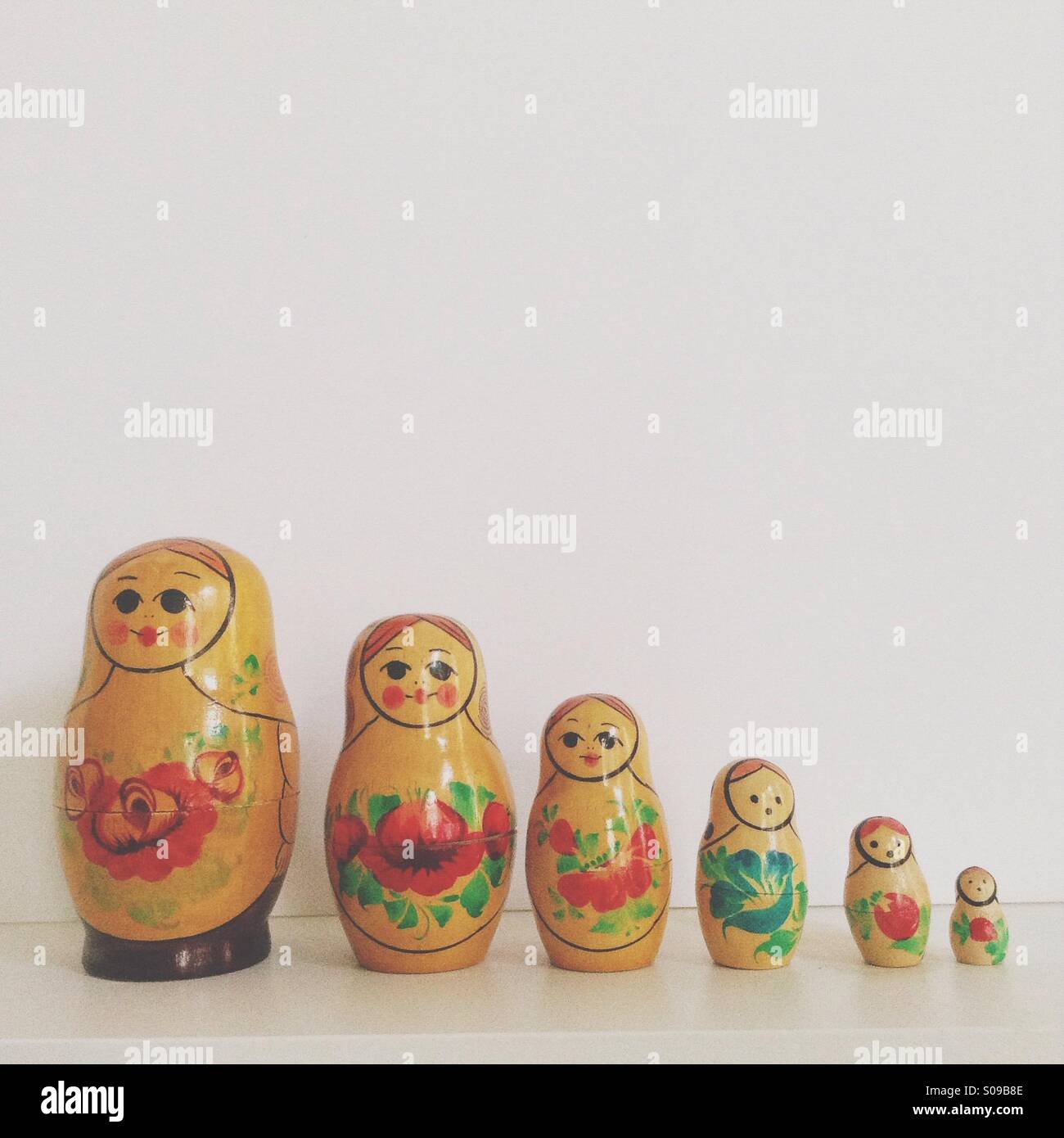 Russian nesting dolls Stock Photo - Alamy