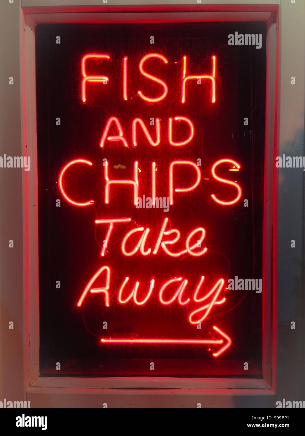 Takeaway food sign hi-res stock photography and images - Alamy