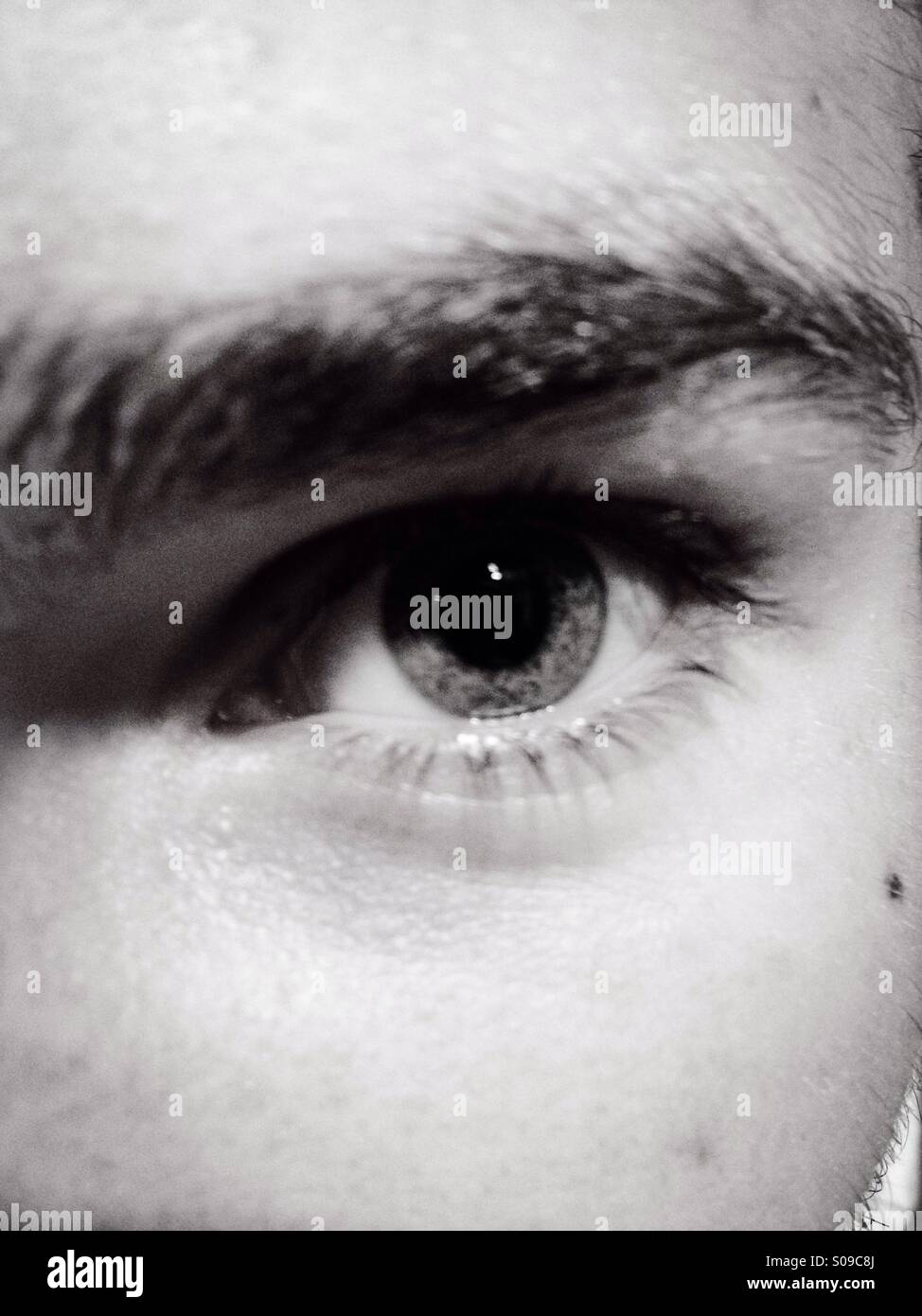 Male eye hi-res stock photography and images - Alamy