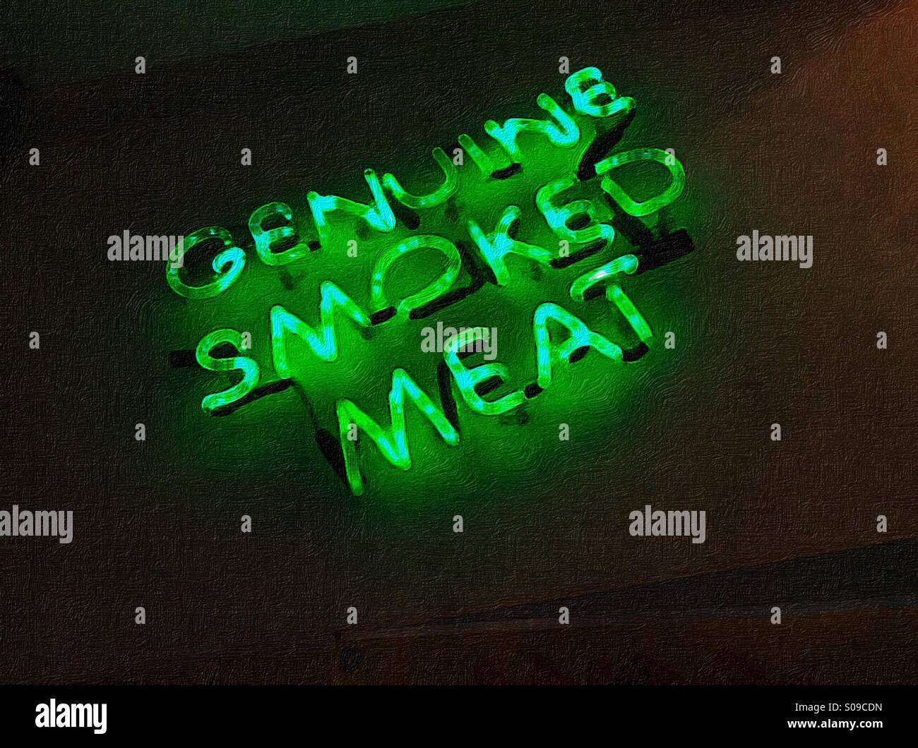 Meat neon sign hi-res stock photography and images - Alamy