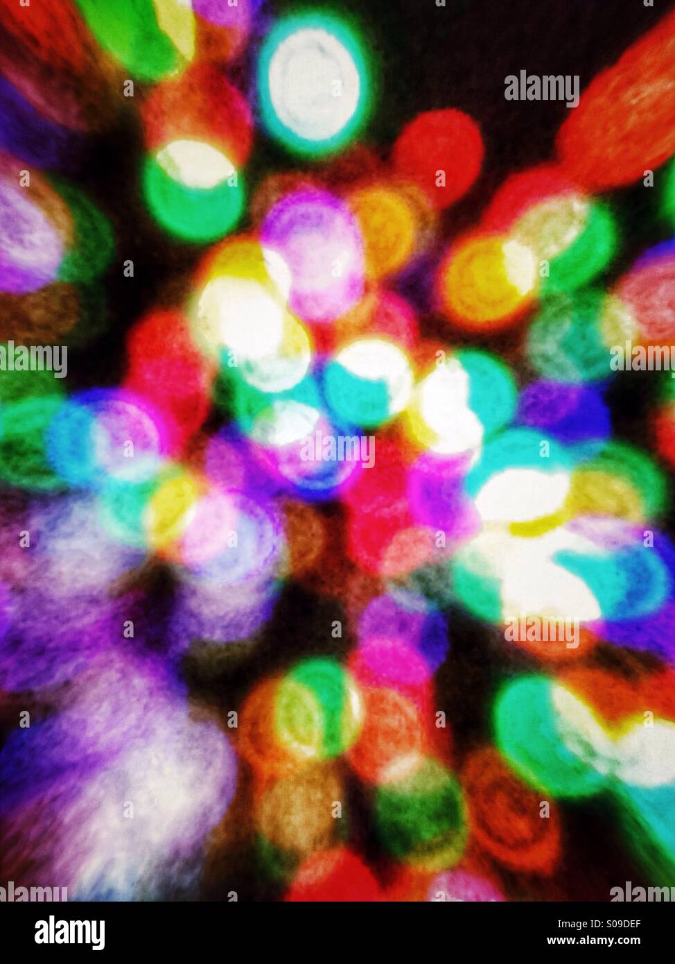 Psychedelic light show Stock Photo - Alamy