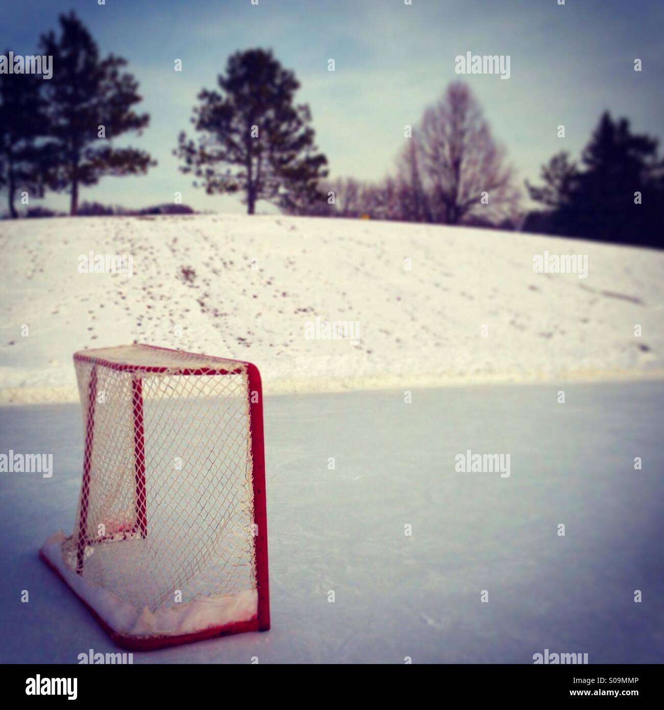 Hockey goal hi-res stock photography and images - Alamy