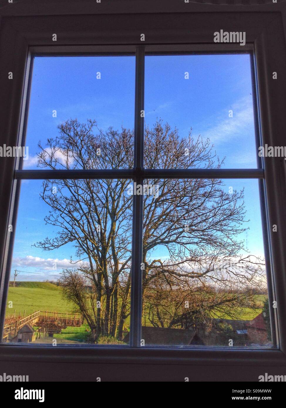 Countryside view from window hi-res stock photography and images - Alamy