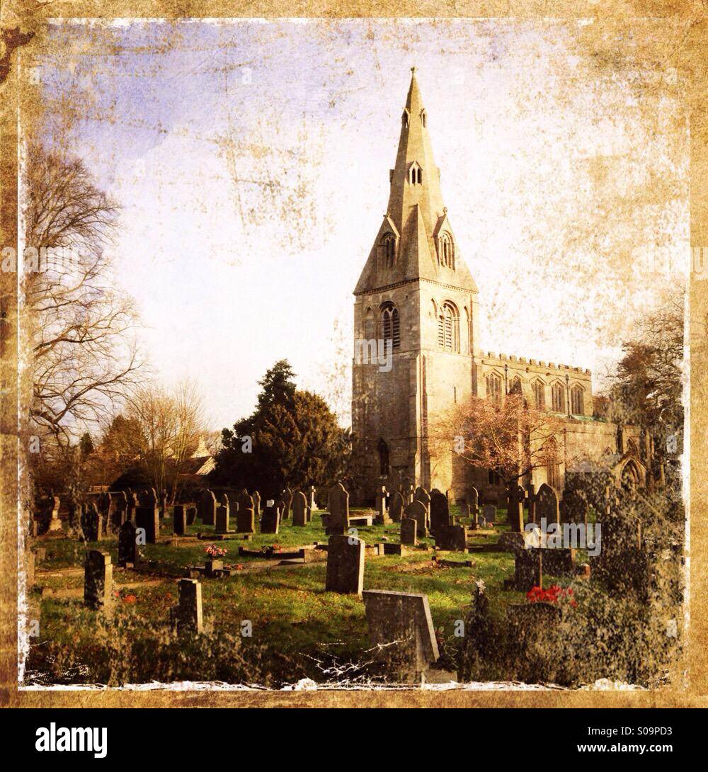 St Peter's church. North Rauceby, Lincolnshire, England Stock Photo - Alamy