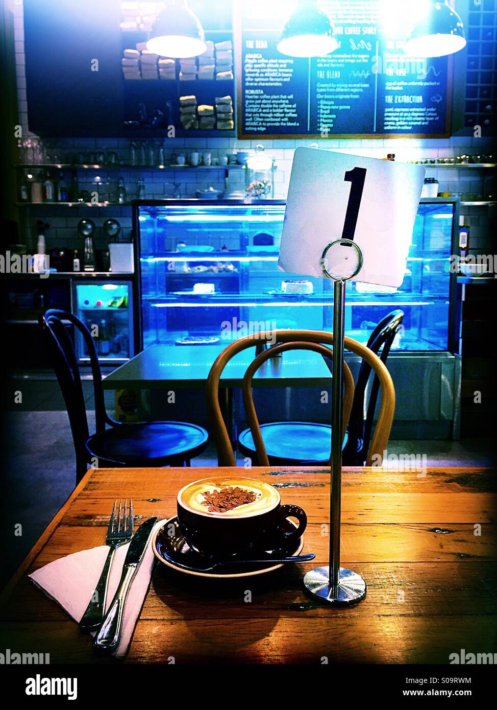 Cafe order number on table hi-res stock photography and images - Alamy