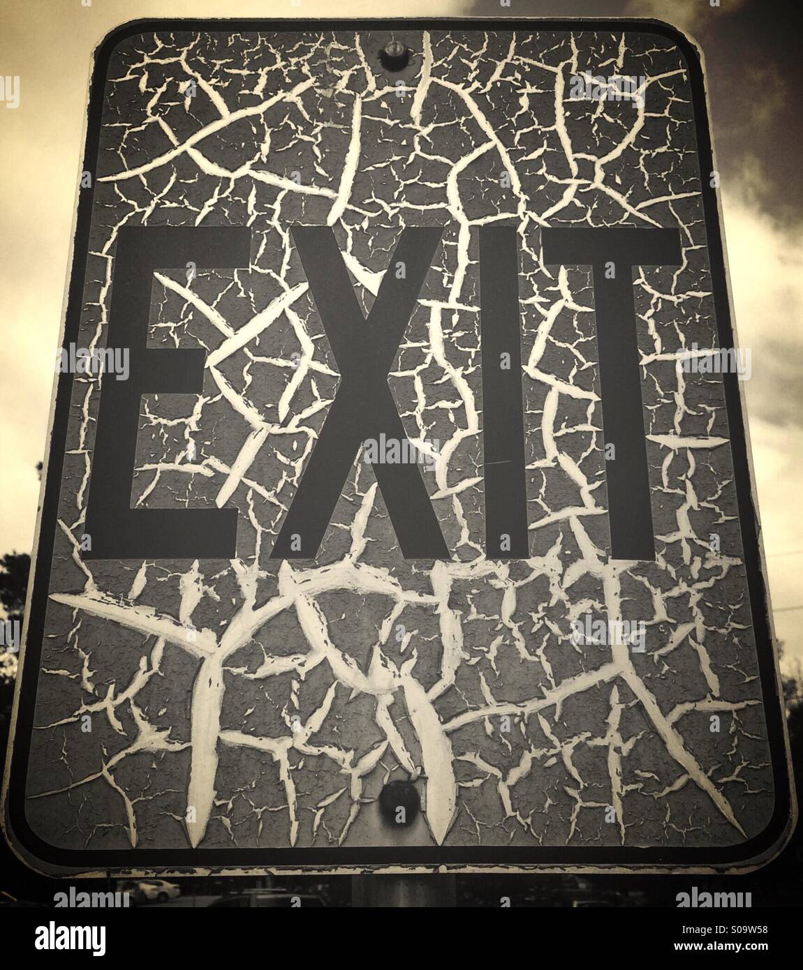 Horror exit sign hi-res stock photography and images - Alamy