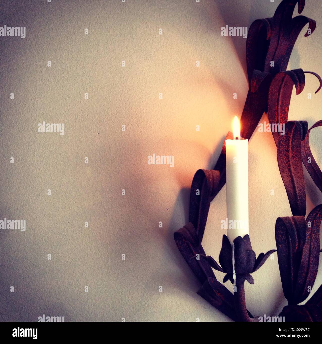 Candle wall hi-res stock photography and images - Alamy