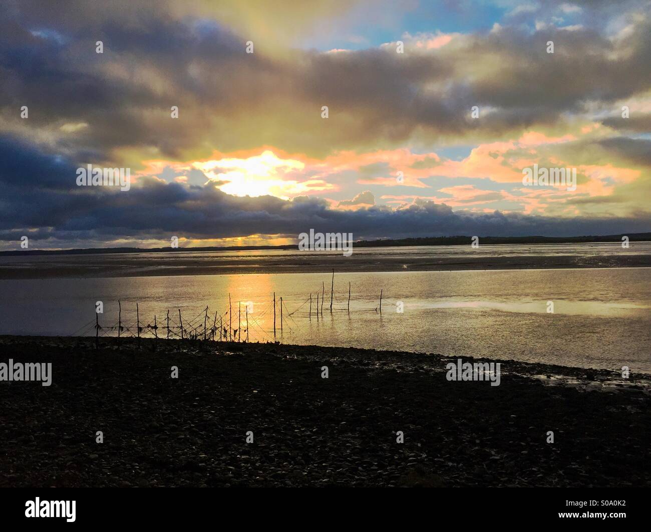 Salmon stake nets hi-res stock photography and images - Alamy