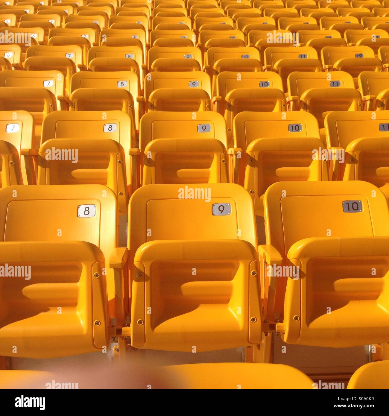 Yellow seats hi-res stock photography and images - Alamy